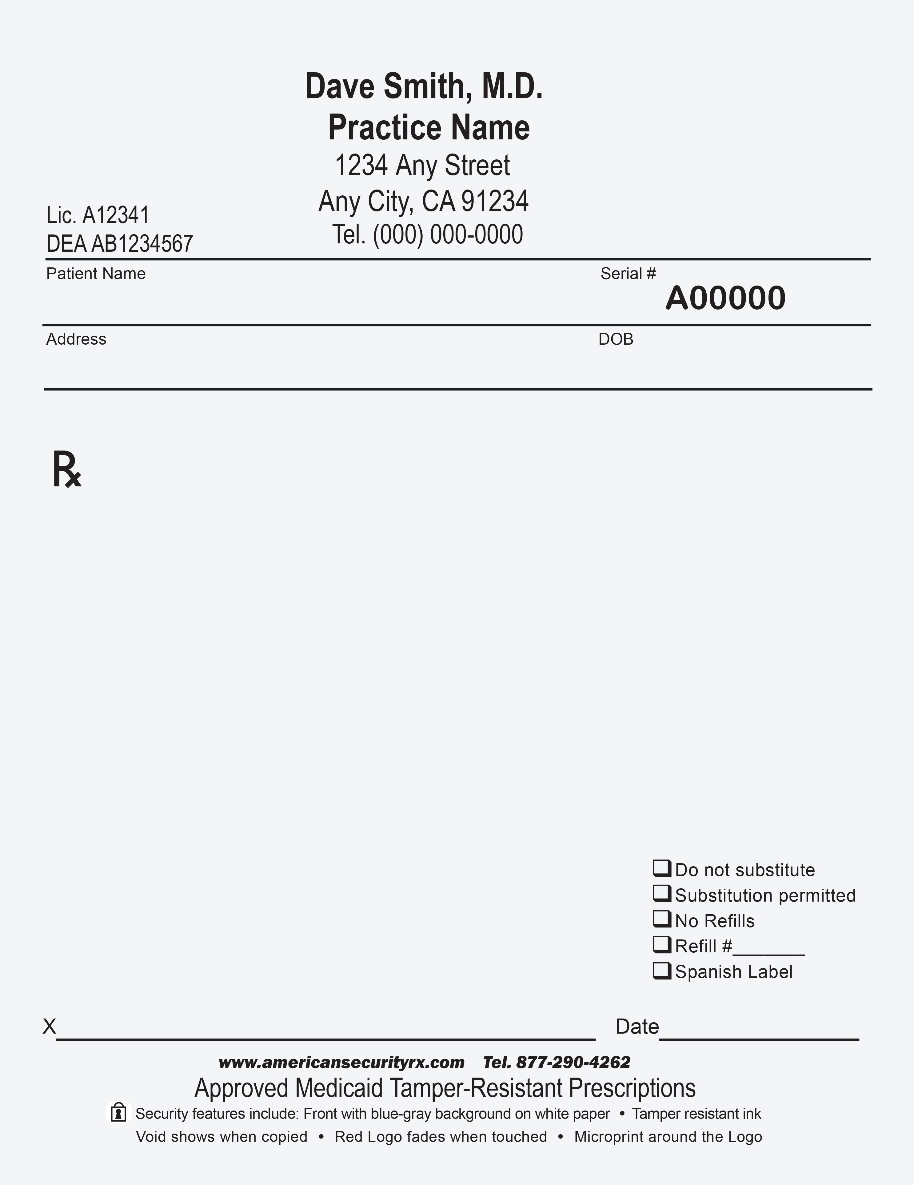 Medicaid Sample - ASRX